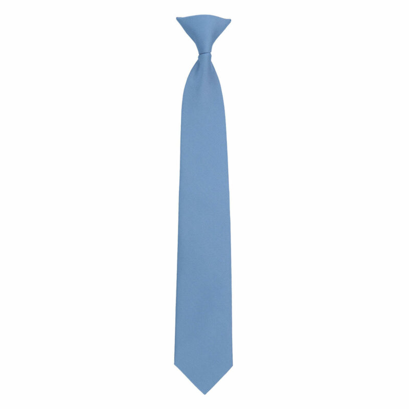 Stormy Weather Plain Twill Clip On Tie Stormy Weather Plain Twill Clip On Tie